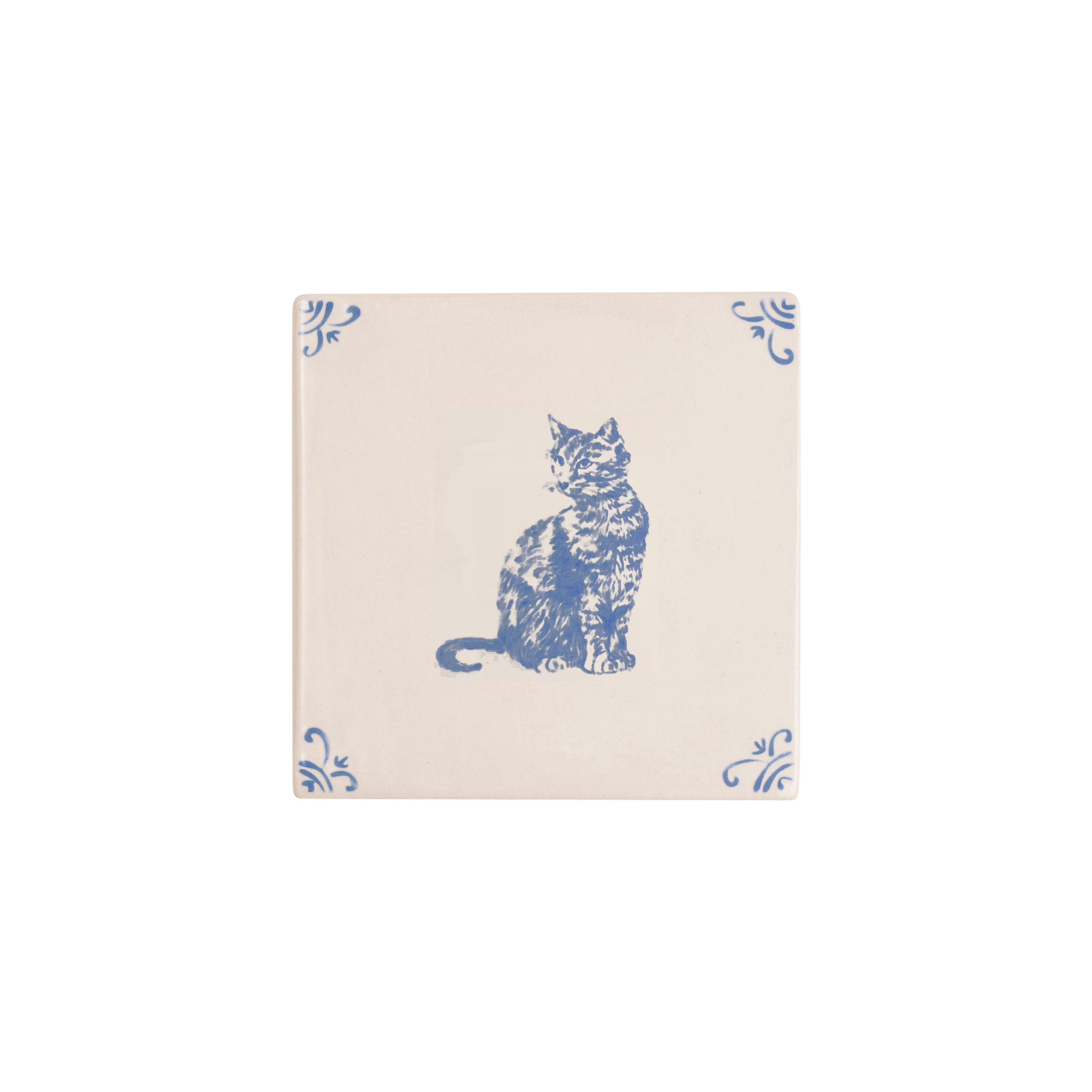 Cat Delft Tile – Akka Home